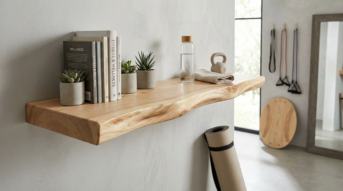 Walnut Floating Shelves | Custom Hardwood Shelving NY – Hardtwood ...