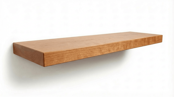 Hardwood Shelves | Custom Floating Wood Shelves Handmade in NY ...