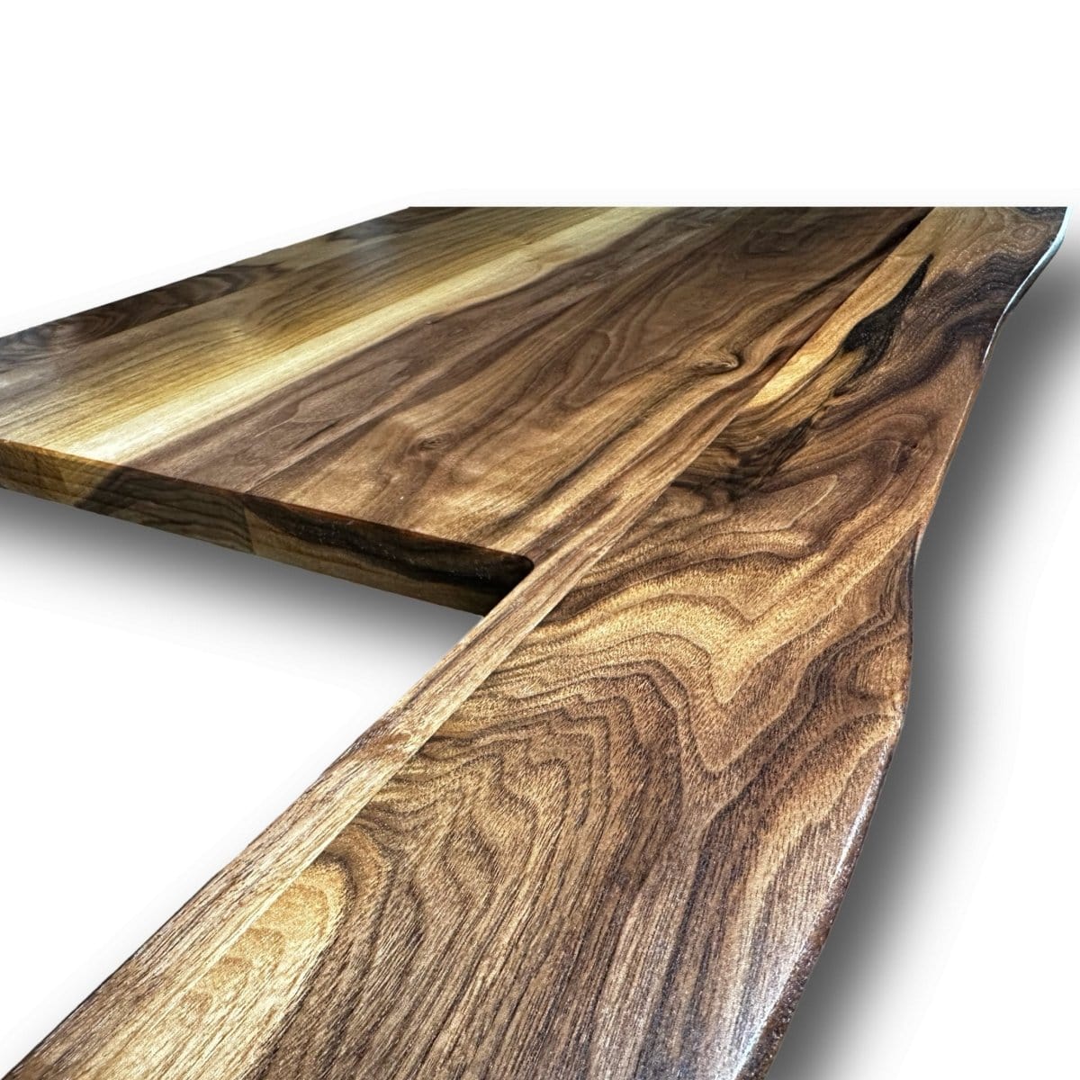 Walnut Live Edge Countertop – Luxury Custom Solid Wood – Hardtwood ...