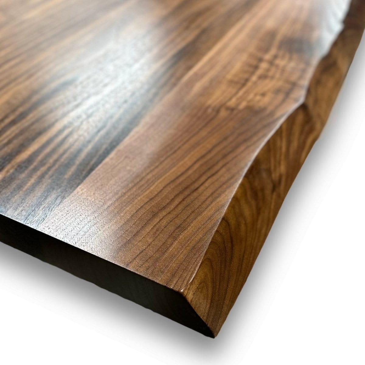 Walnut Live Edge Dining Table – Handcrafted Solid Wood – Hardtwood ...